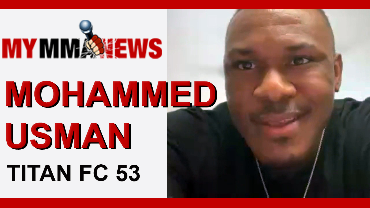 Mohammed Usman Talks Titan FC Debut Mar. 15 & Brother Kamaru Usman ...
