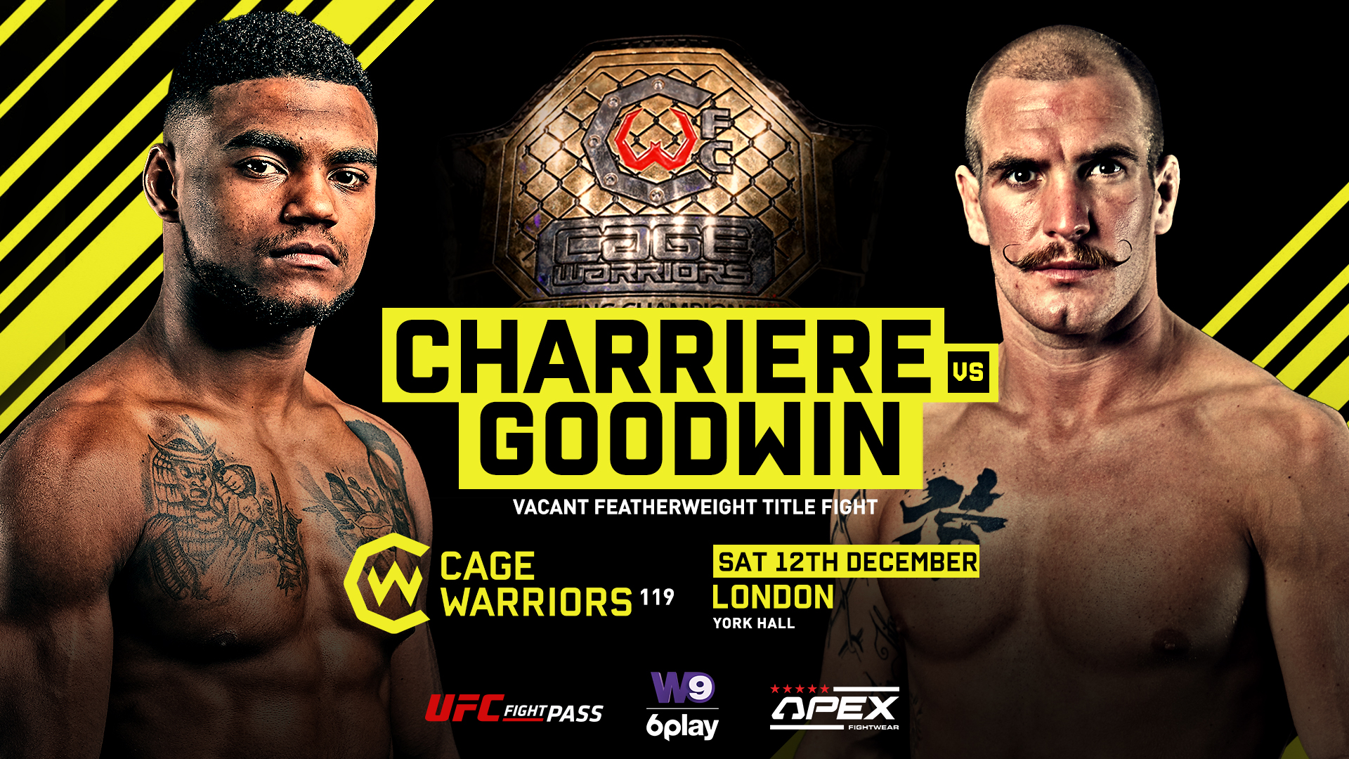 Cage Warriors 119 Results – Morgan Charriere vs. Perry Goodwin