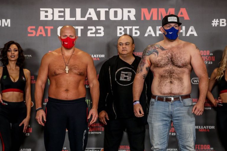 Bellator 269 weigh-in results – Fedor vs. Johnson – Live from Moscow