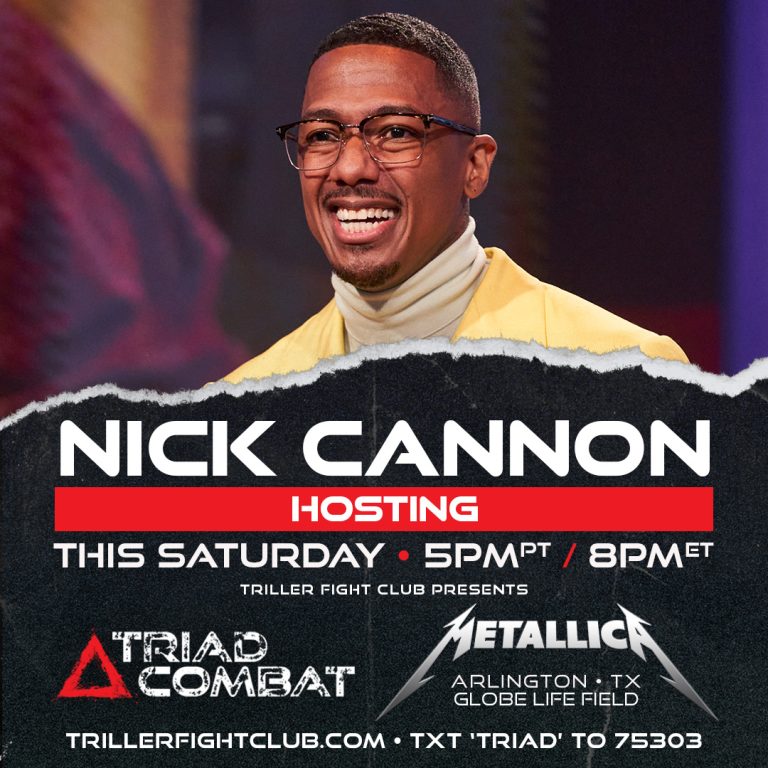 Nick Cannon to Host Triller Fight Club’s Triad Combat