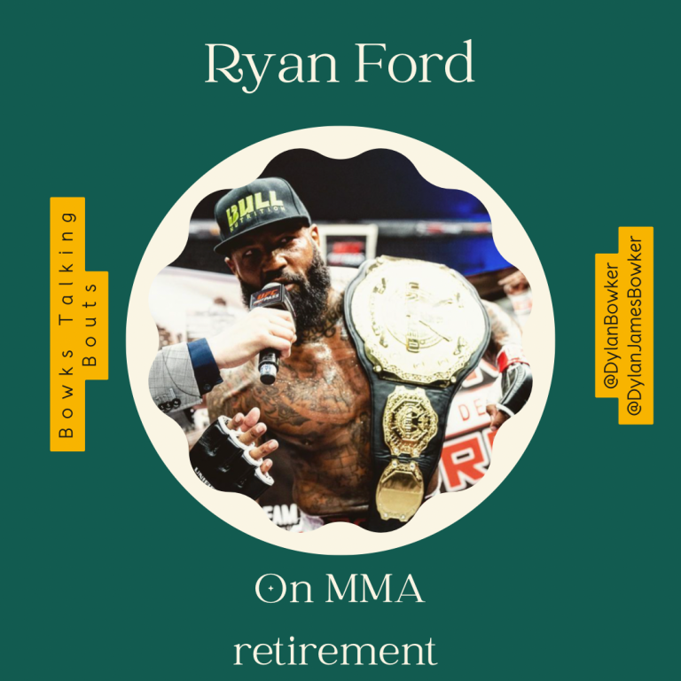 Ryan Ford “I’m Edmonton’s King of Combat”