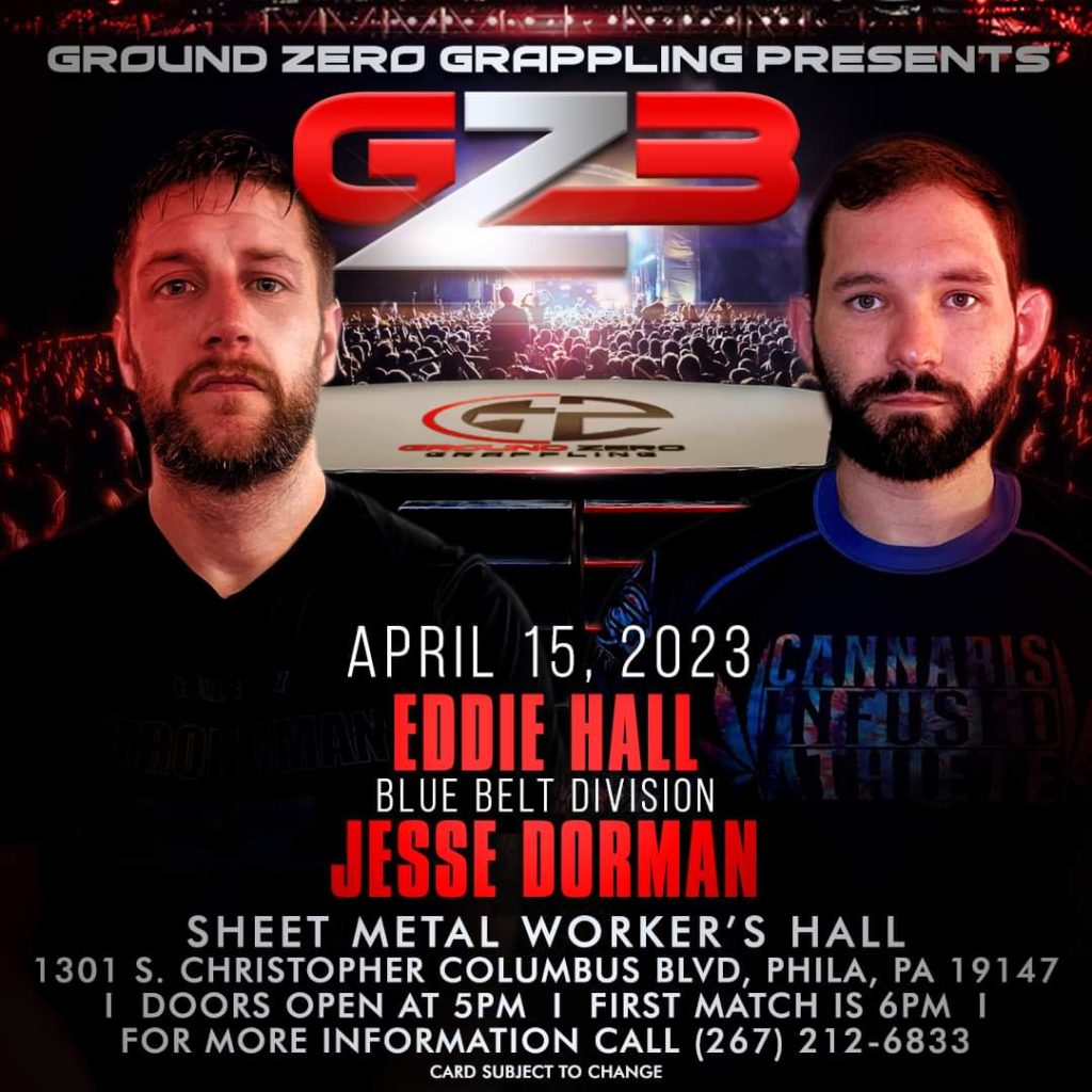 Ground Zero Grappling 3 check in with Hall, Turnbull, Dagostino