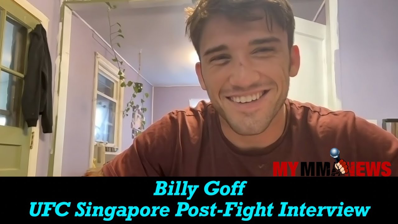 Billy Goff discusses his first career UFC win at UFC Singapore