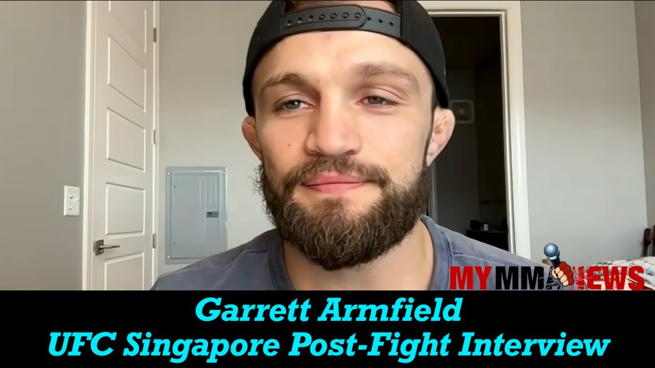 Garrett Armfield discusses his first career UFC win at UFC Singapore