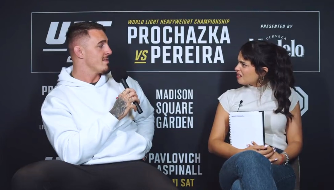 Tom Aspinall asks female MMA reporter “Have you ever been fingered by a ...