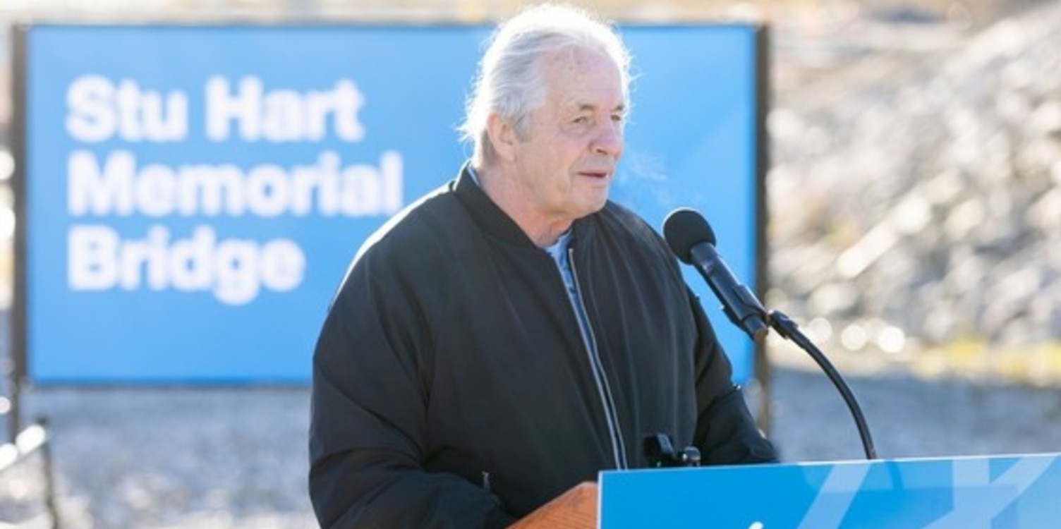 Bridge named after professional wrestling legend Stu Hart