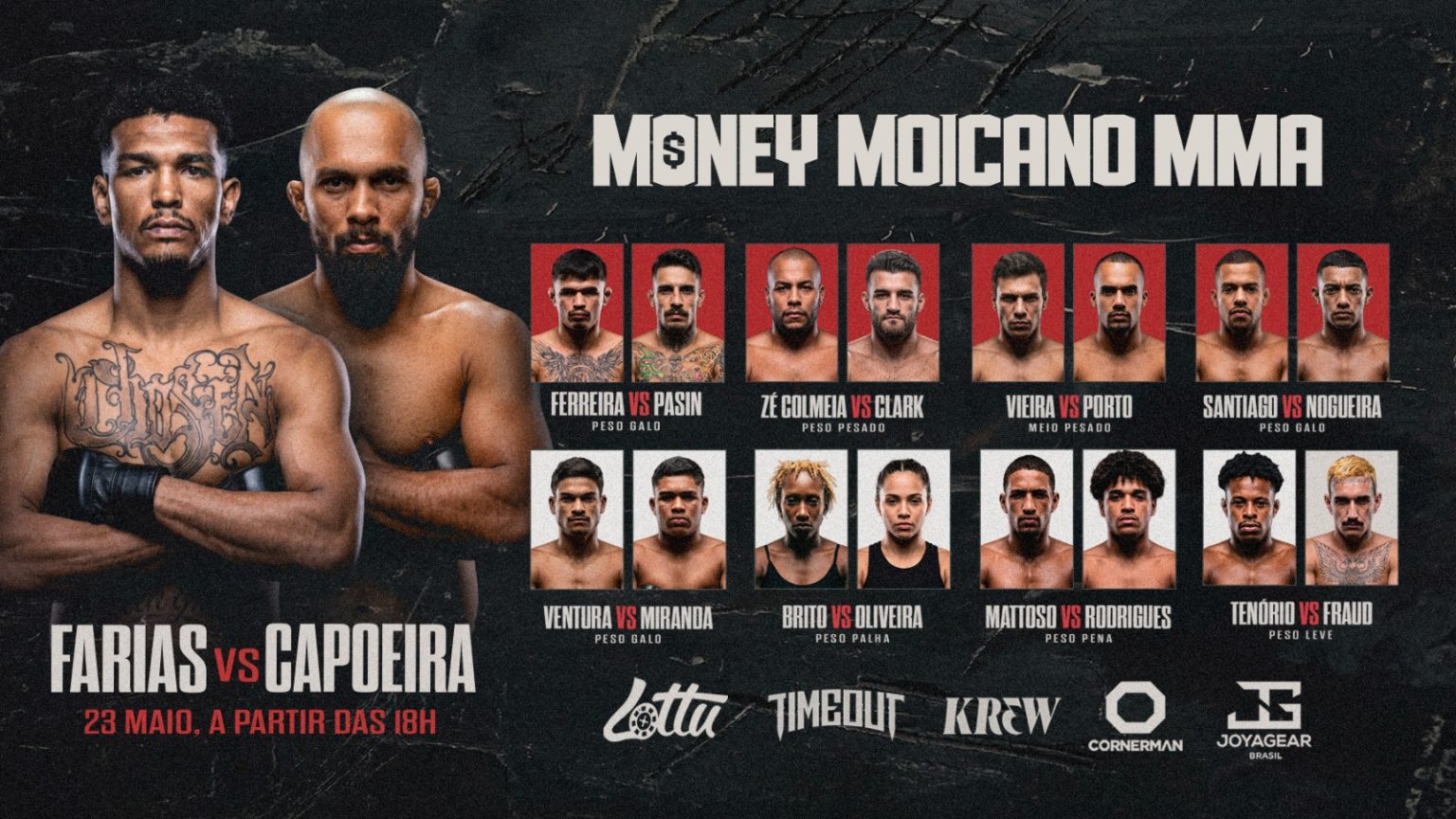 Money Moicano MMA 1 – UFC’s Renato Moicano announces full fight card